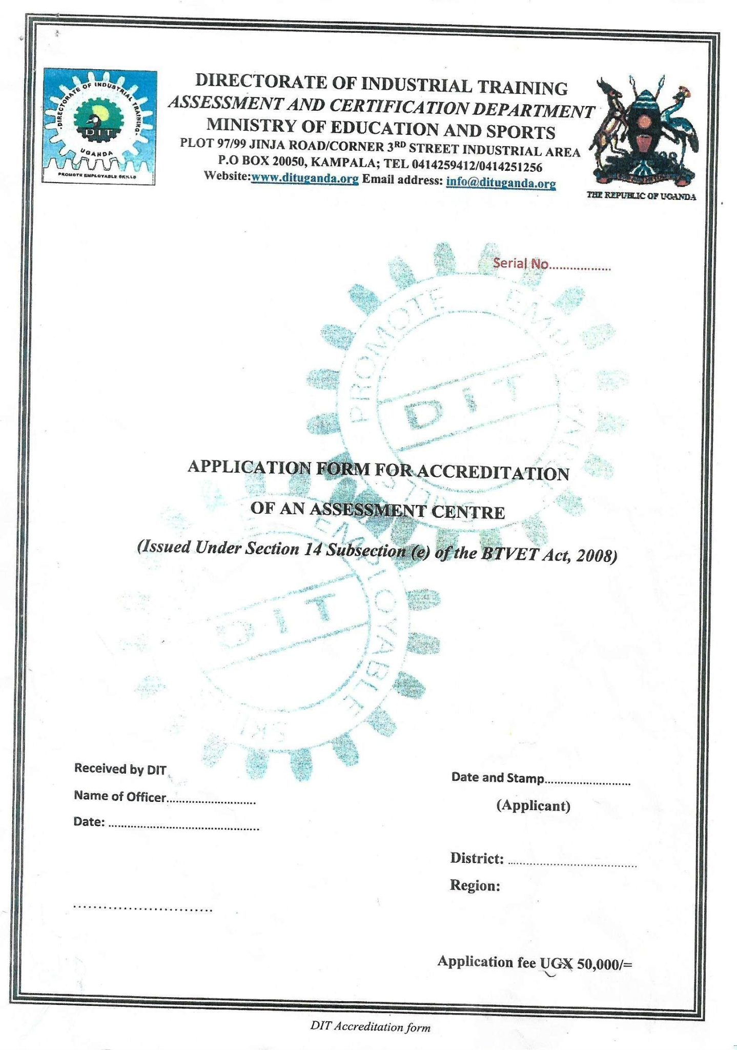 How to Register your Institution for Accreditation with the Directorate ...